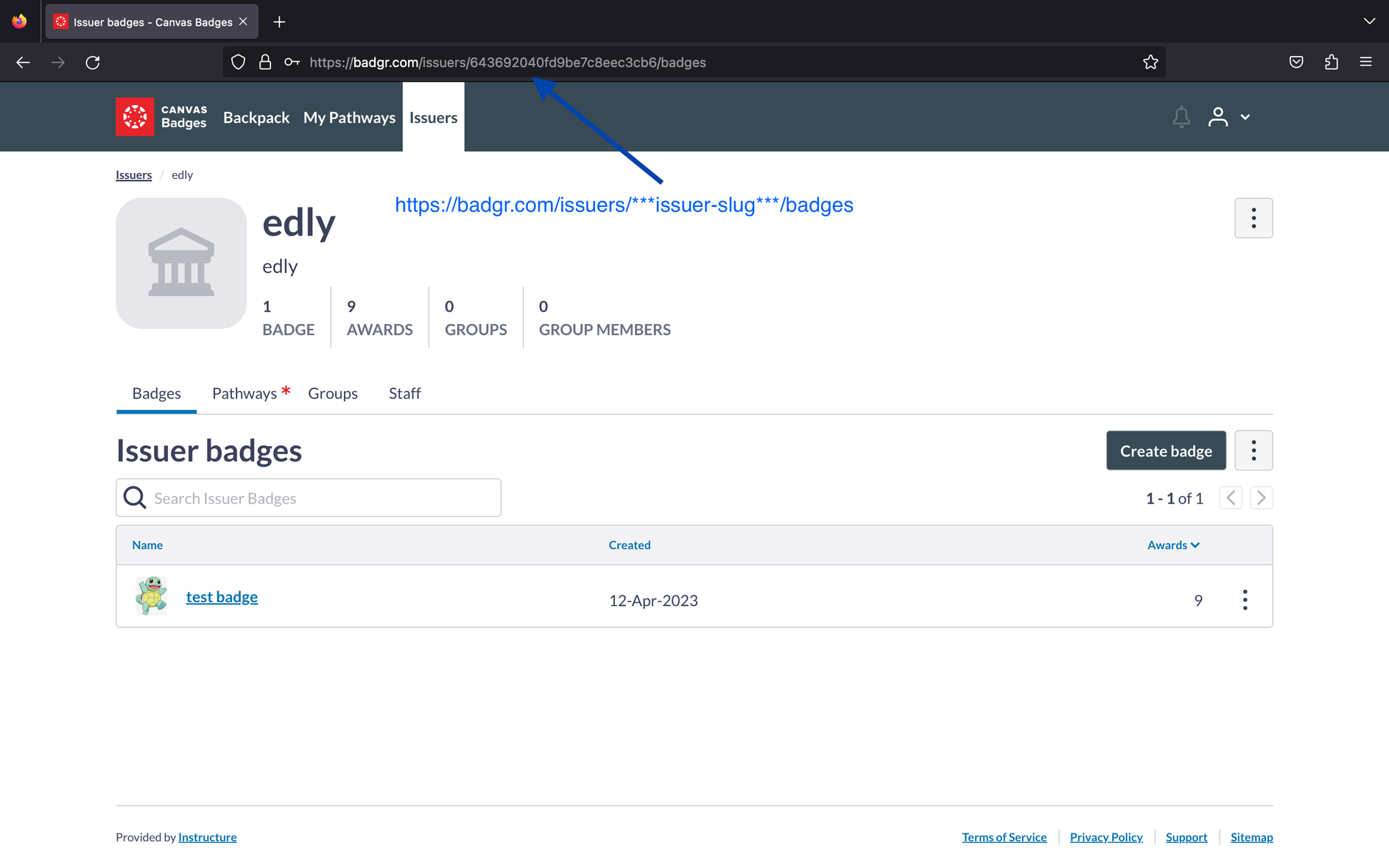 How To Enable Badgr and Add a Badge For The Course?