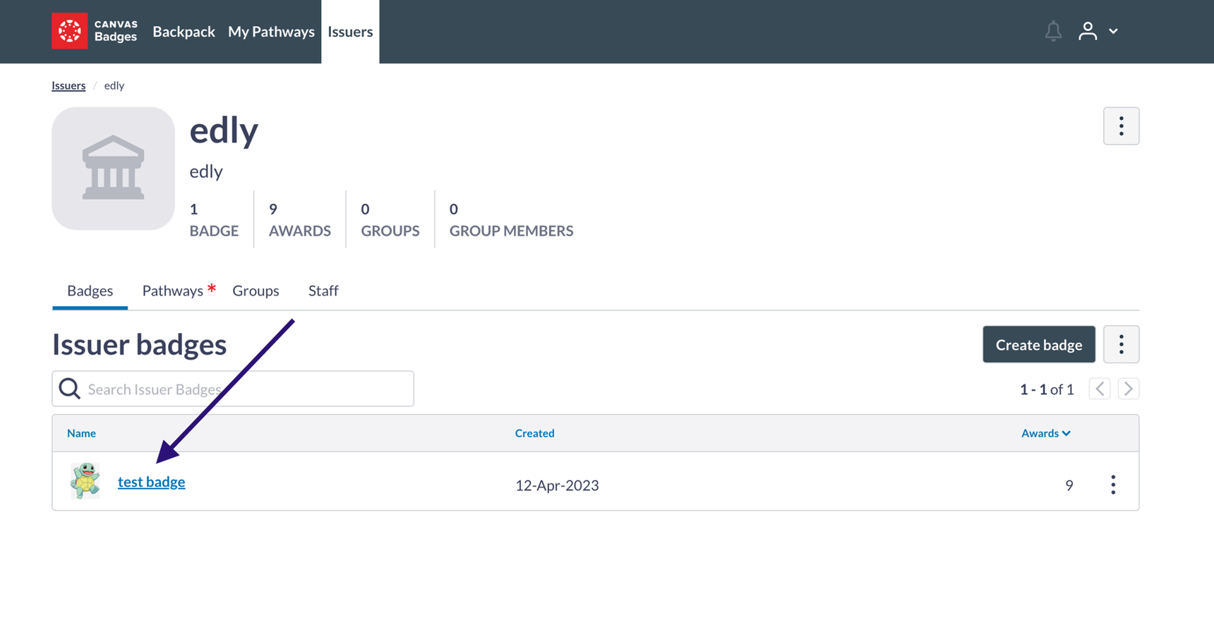 How To Enable Badgr and Add a Badge For The Course?