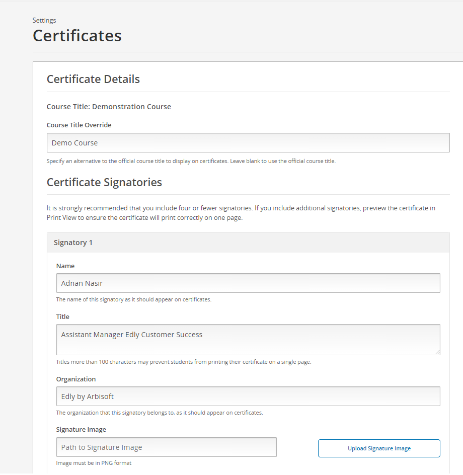 Setting Up a Certificate in Open edX Platform