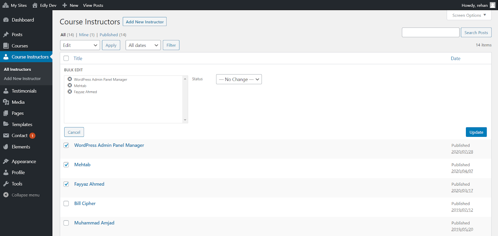 How to Manage your Course Instructors on Discovery Site?